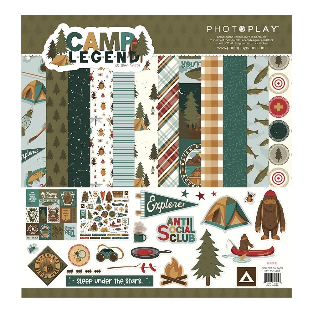PhotoPlay - Camp Legend - Collection Pack 12"X12"