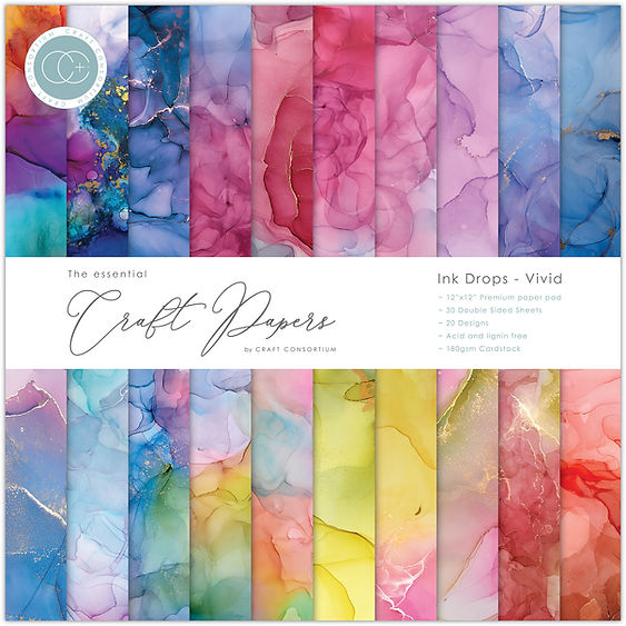 Craft Consortium - The Essential Craft Papers - 12 x 12 Paper Pad - In ...