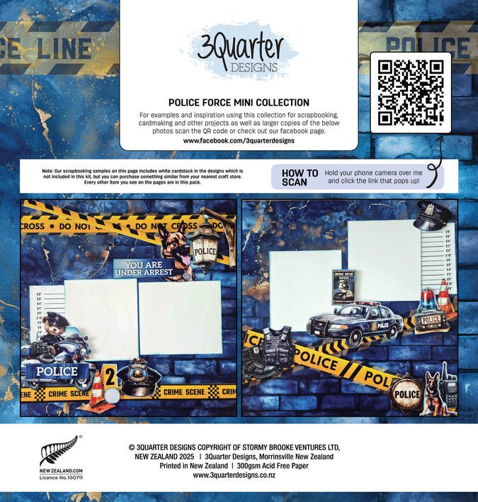 3 Quarter Designs - Police Force - Mini Collection + Mini Tuck n Plays ...